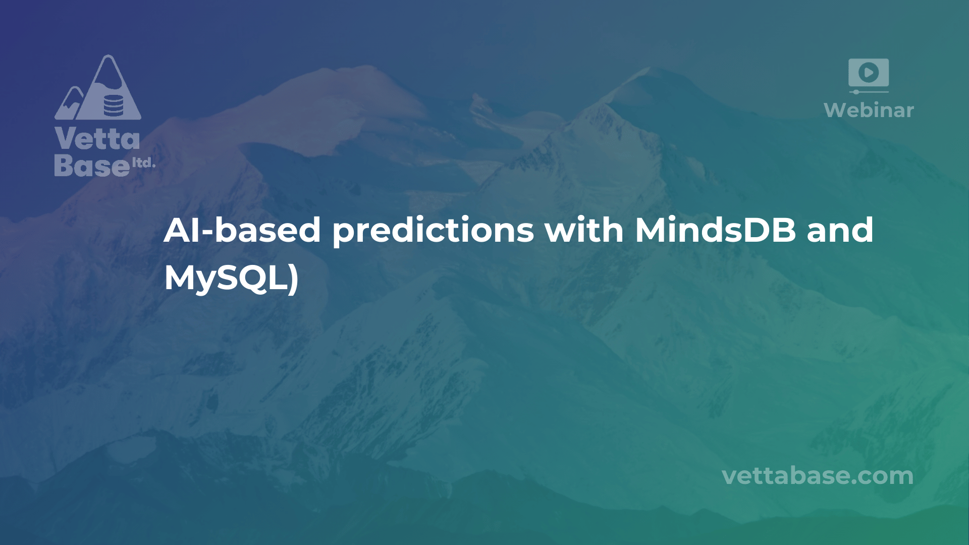 AI-based predictions with MindsDB and MySQL - Vettabase