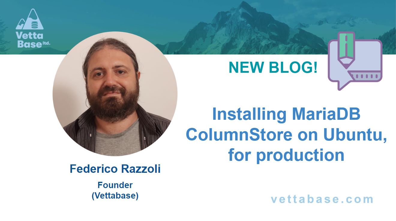 Installing Mariadb Columnstore On Ubuntu For Production Vettabase