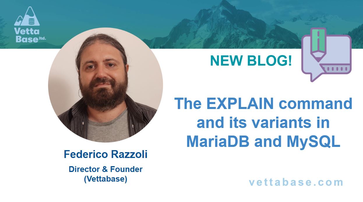 The EXPLAIN command and its variants in MariaDB and MySQL - Vettabase